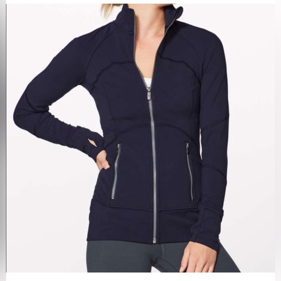 lululemon athletica | Jackets & Coats | Gently Worn Navy Lululemon 8 ...